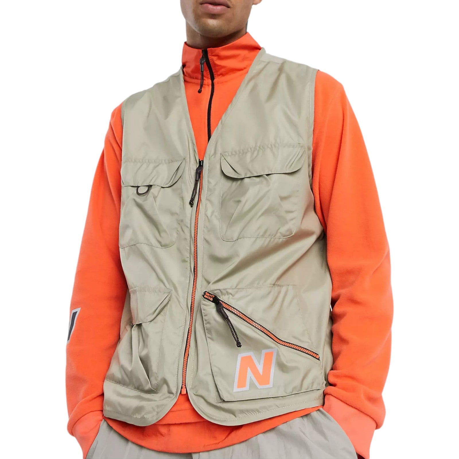 New Balance Utility Pack Utility Vest - Beige - MV93694-GOK