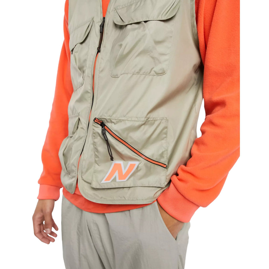 New Balance Utility Pack Utility Vest - Beige - MV93694-GOK ...