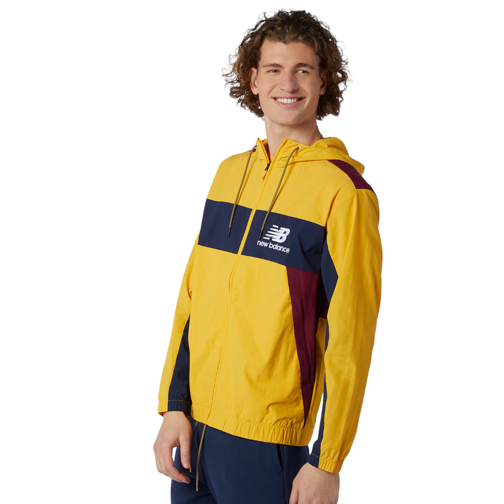 New Balance NB Athletics Higher Learning Windbreaker - Yellow ...