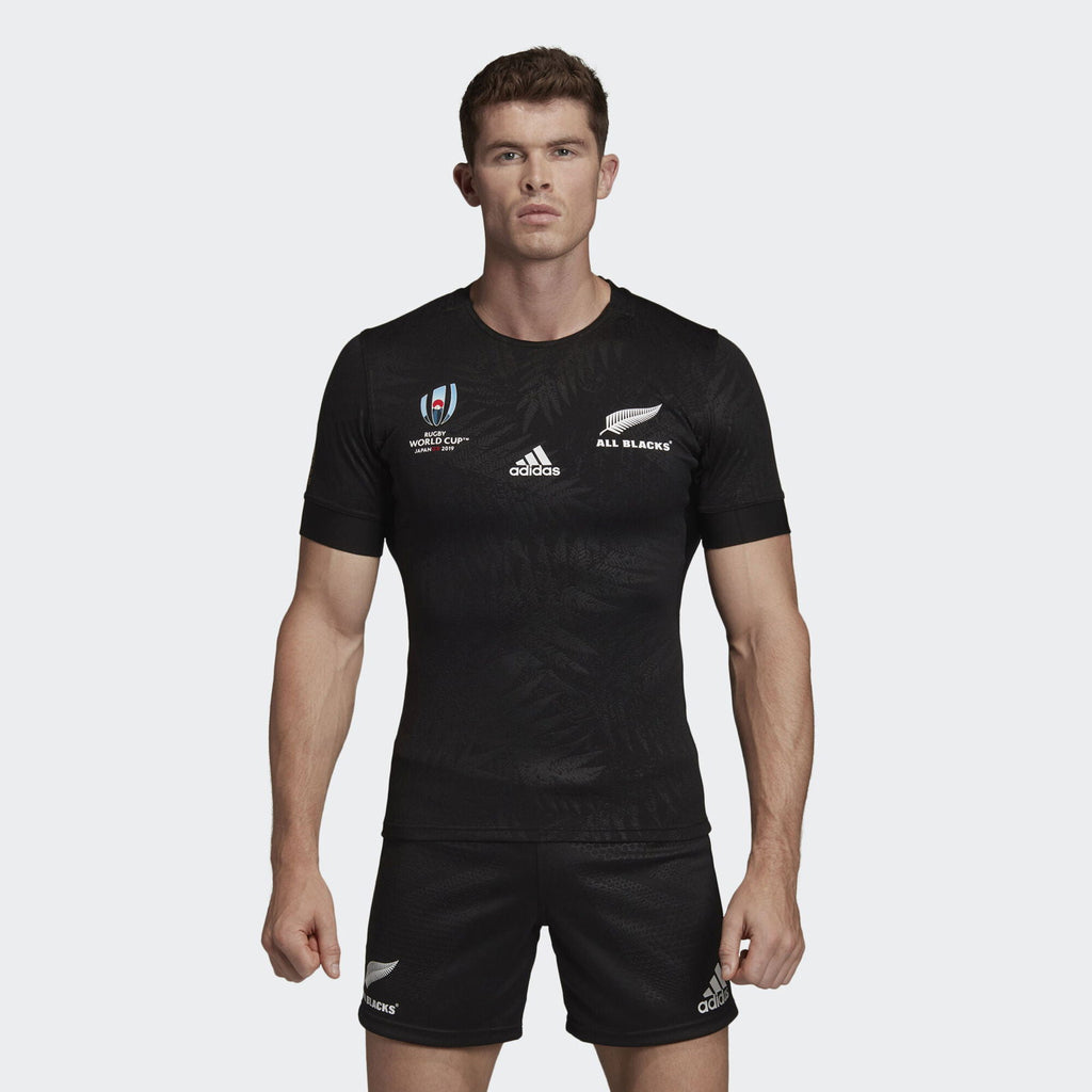 adidas All Blacks Rugby World Cup Y-3 Home Performance Jersey - Black ...