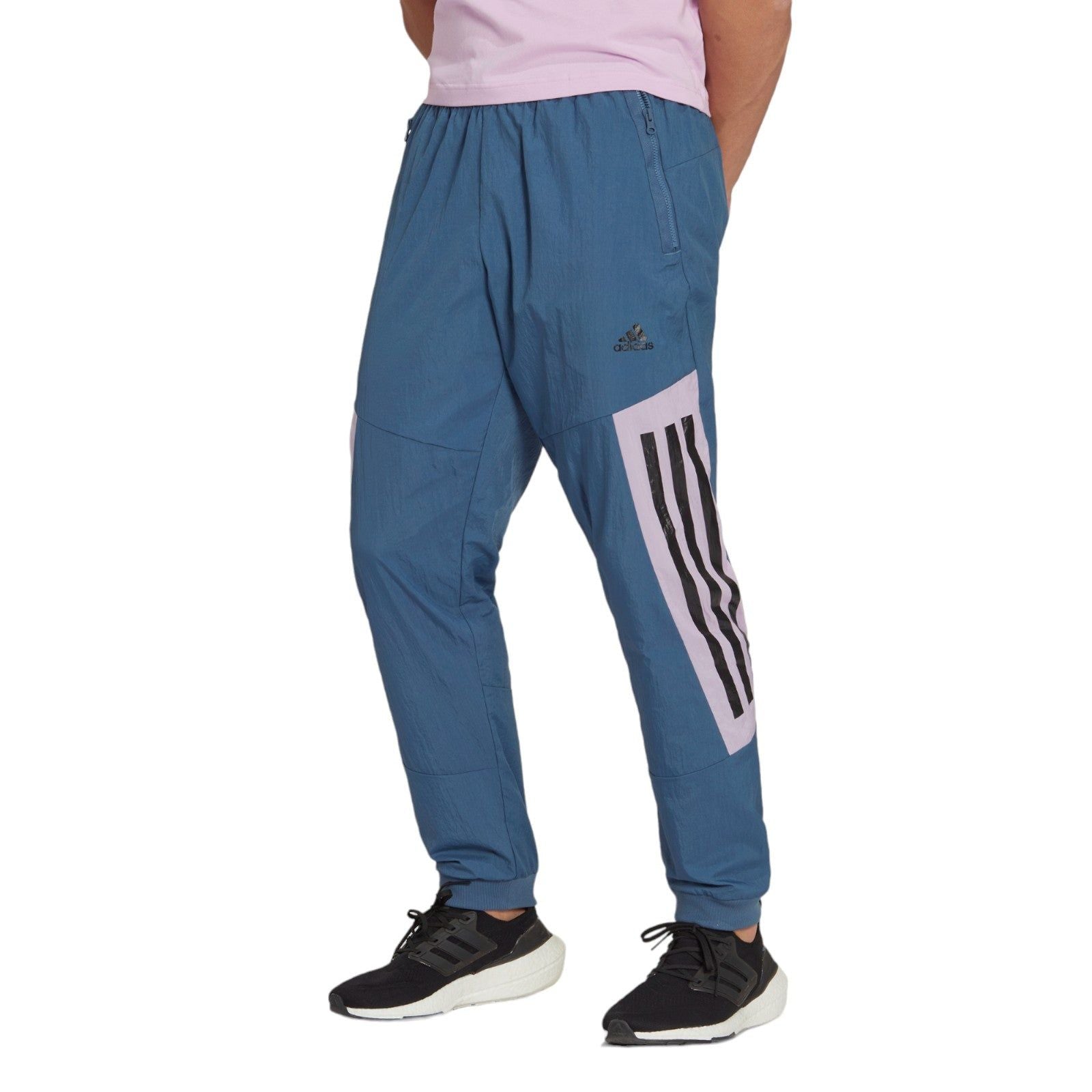 adidas Future Icons 3-Stripes Woven Bottoms - Wonder Steel - HK2142