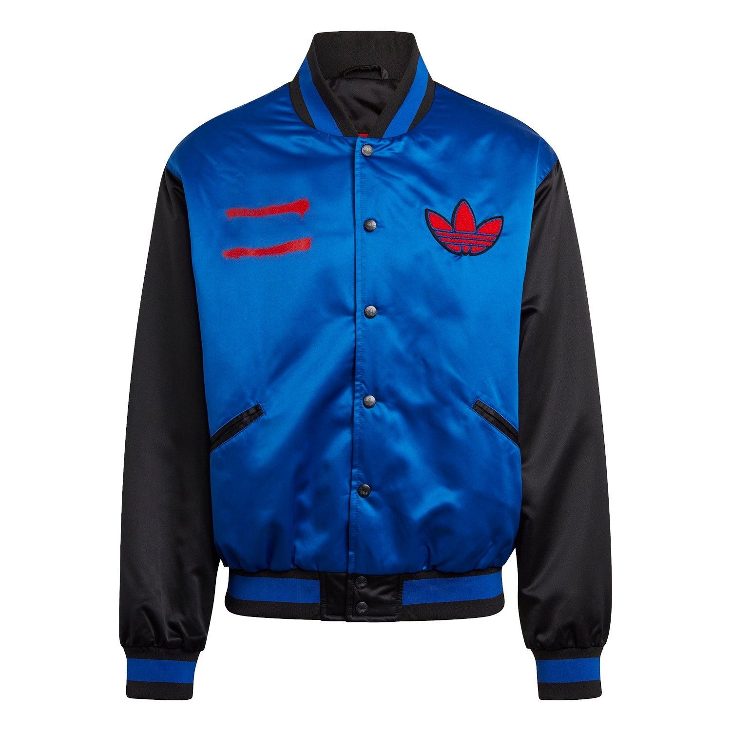 adidas Originals Run-DMC Collegiate Varsity Jacket - Blue - GN5931