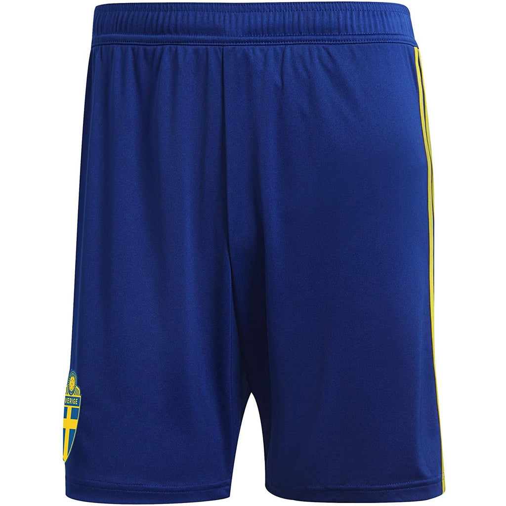 adidas Sweden Home Football Shorts 18-19 - Blue – ViaductClothing