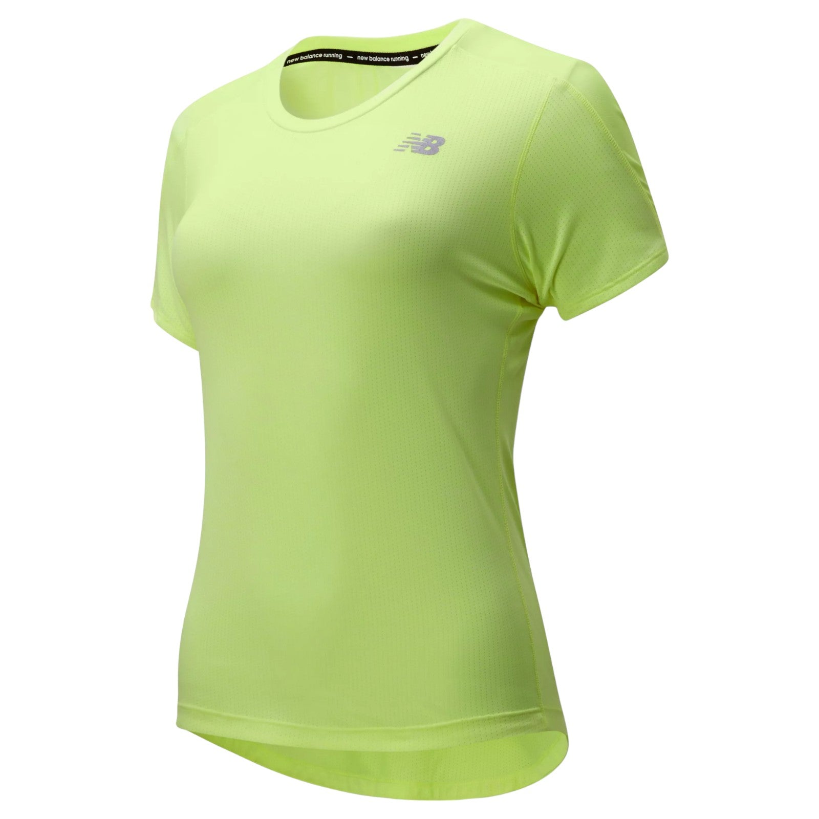 New Balance Women's Impact Run Short Sleeve T Shirt - Green - WT01234-LS3